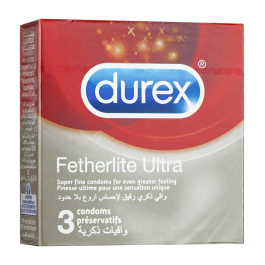 Durex Condoms Fetherlite Ultra Pack of 3 | BeautyBuys Ireland