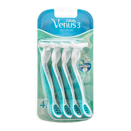 Gillette Venus 3 Sensitive Simply Disposable Razors 4 Pack | Beautybuys ...