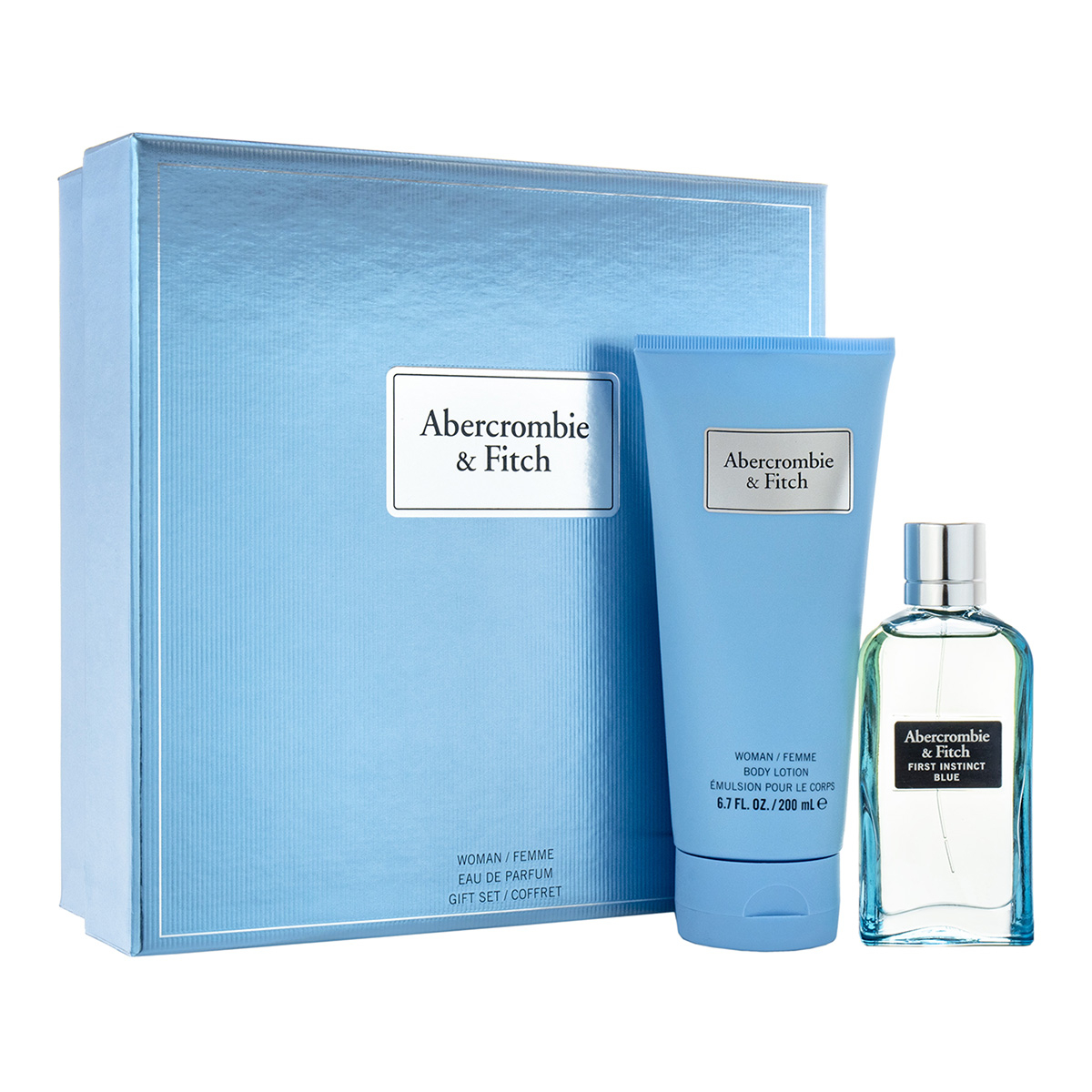 Abercrombie And Fitch First Instinct Blue Eau De Parfum 50ml 2 Piece T
