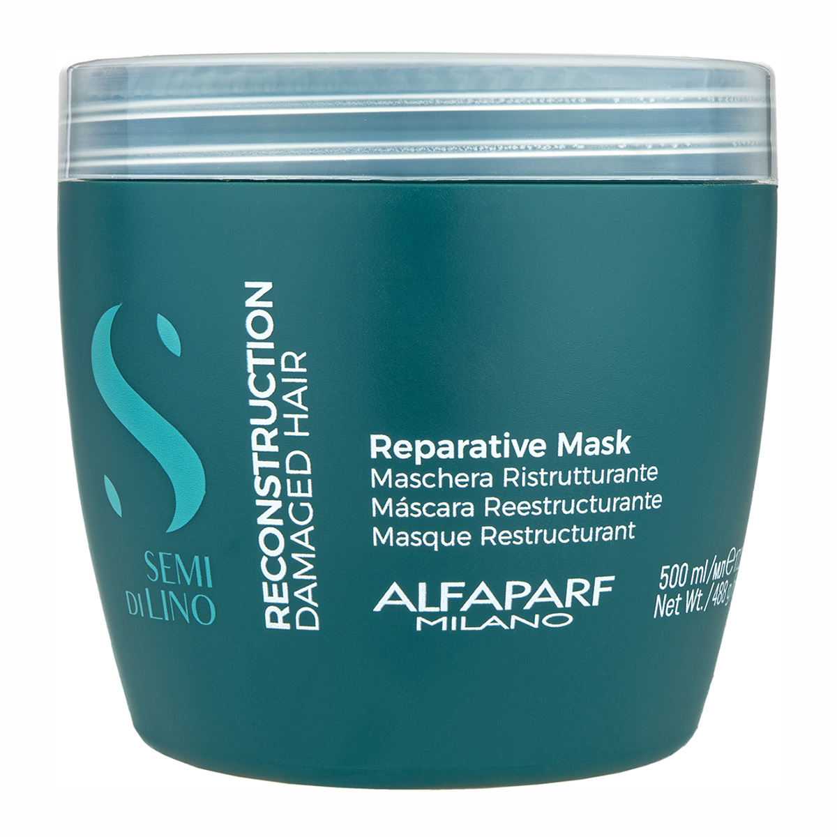 Alfaparf Semi di Lino Reconstruction Reparative Mask 500ml for Damaged ...