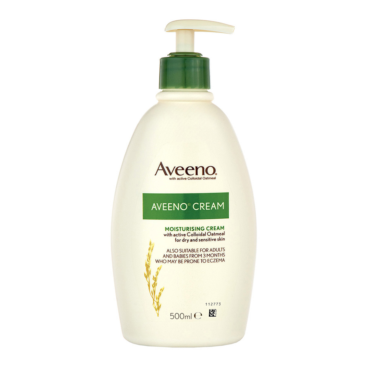 Aveeno Moisturising Cream Pump 500ml For Dry and Sensitive Skin ...