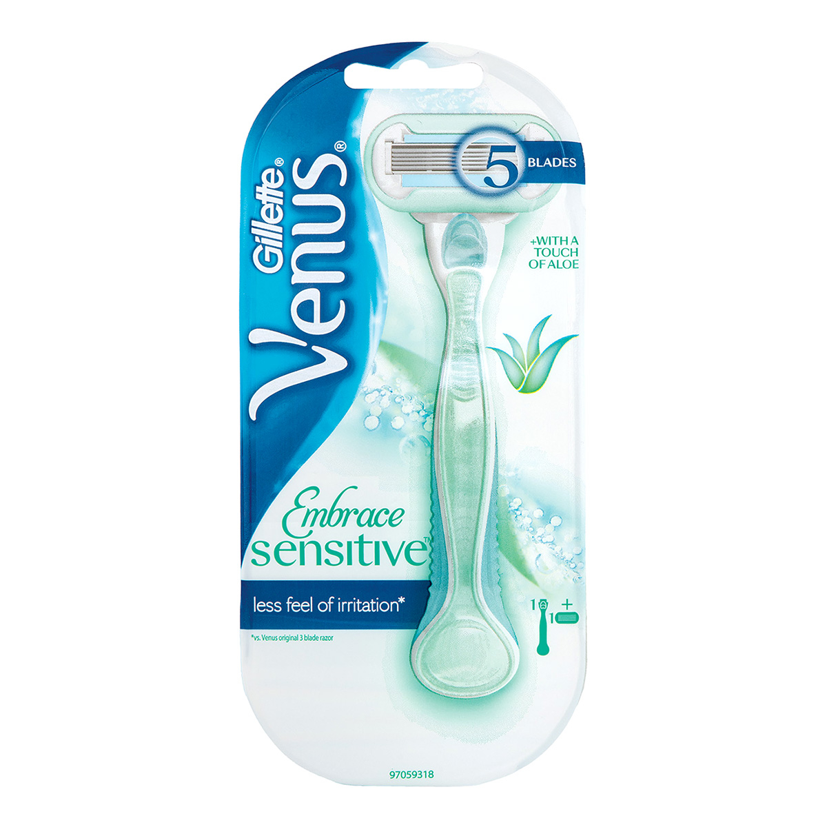 Gillette Venus Embrace Sensitive Razor + 1 Cartridge | BeautyBuys Ireland