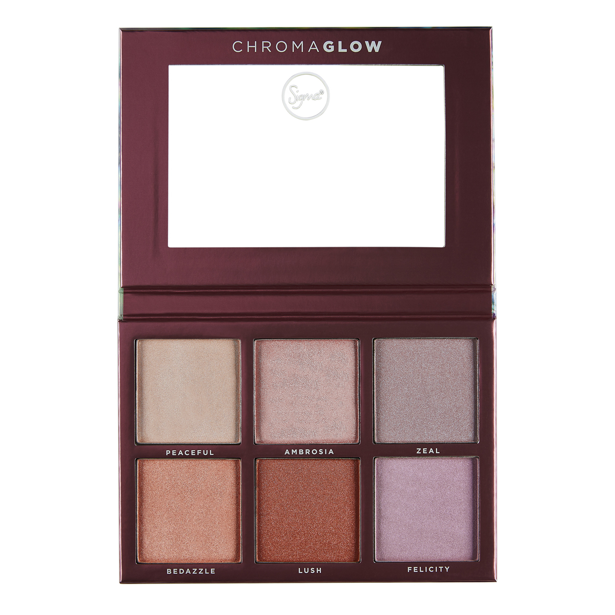 Sigma Beauty Chroma Glow Shimmer & Highlight Palette | BeautyBuys Ireland