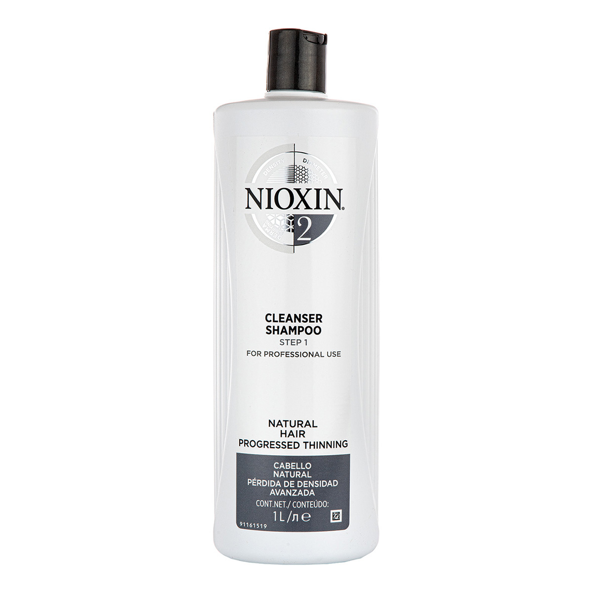 Nioxin System 2 Cleanser Shampoo 1000ml for Natural Hair with ...