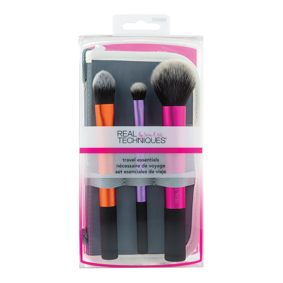 Real Techniques Essentials 3 Piece Travel Brush Set | BeautyBuys Ireland