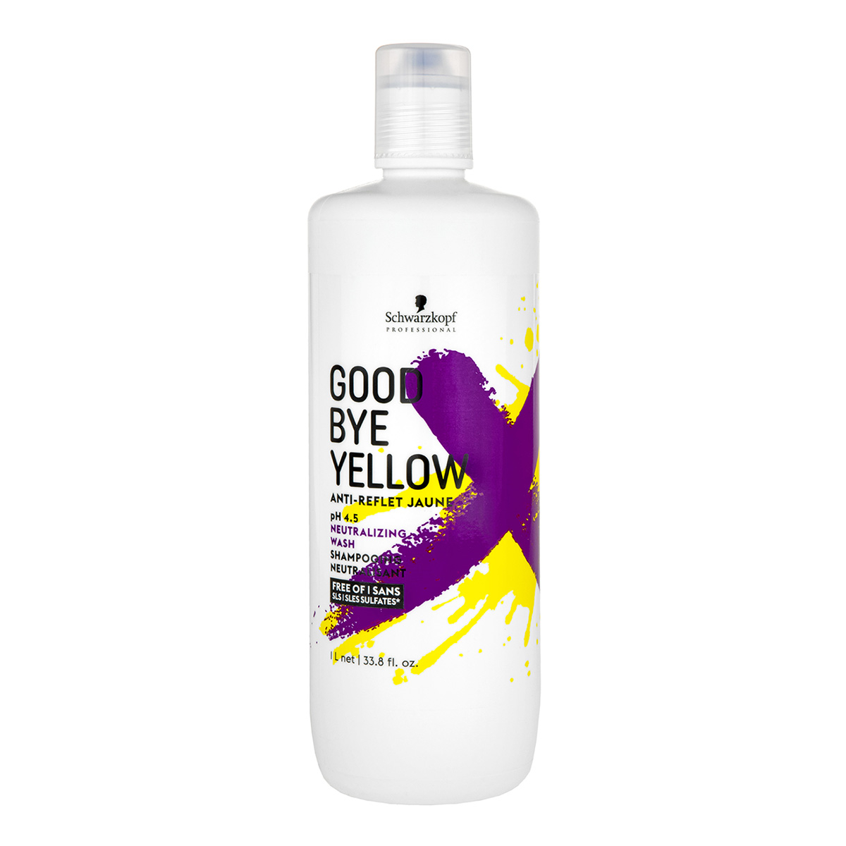 Schwarzkopf Goodbye Yellow Neutralizing Wash Shampoo 1000ml ...
