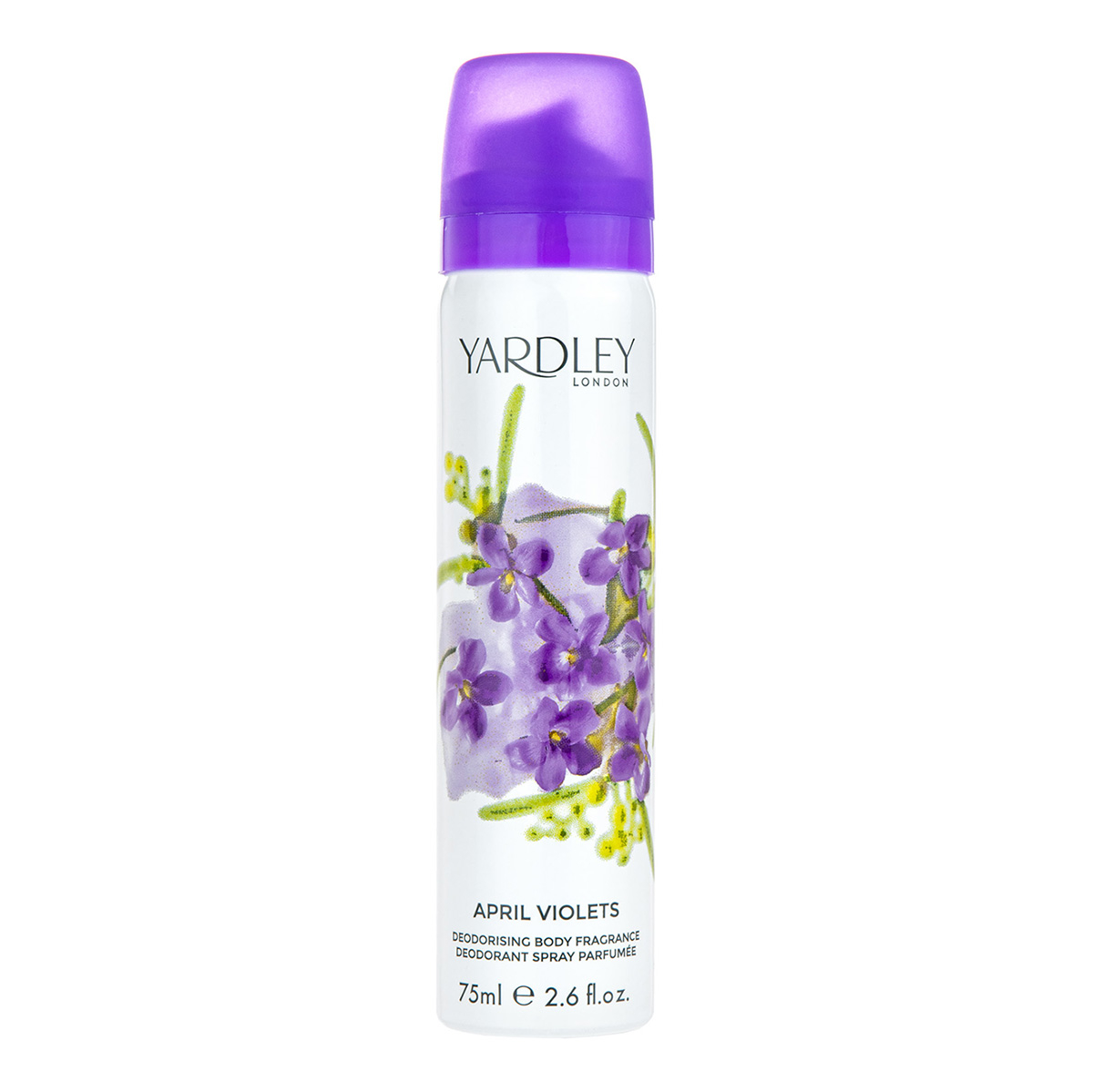 Buy for €2.95 - Yardley April Violets Body Spray is a clean fresh ...