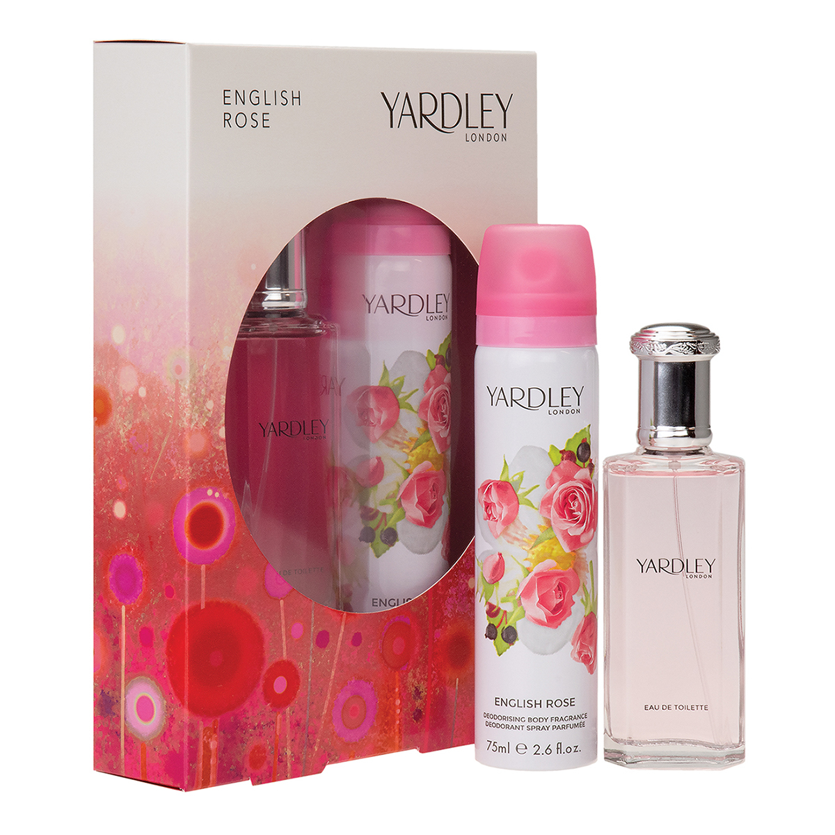 Yardley English Rose Eau de Toilette 50ml Gift Set | BeautyBuys Ireland