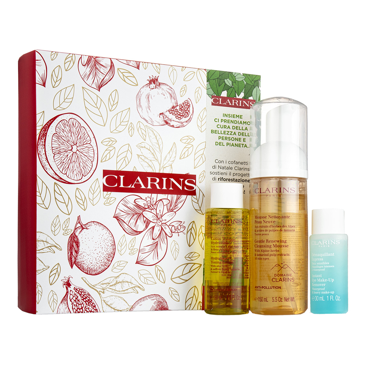 Clarins Ritual Face Cleansing 3 Piece Gift Set