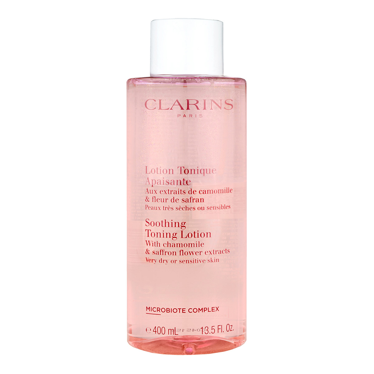 Clarins Soothing Toning Lotion 400ml For Very Dry or Sensitive Skin