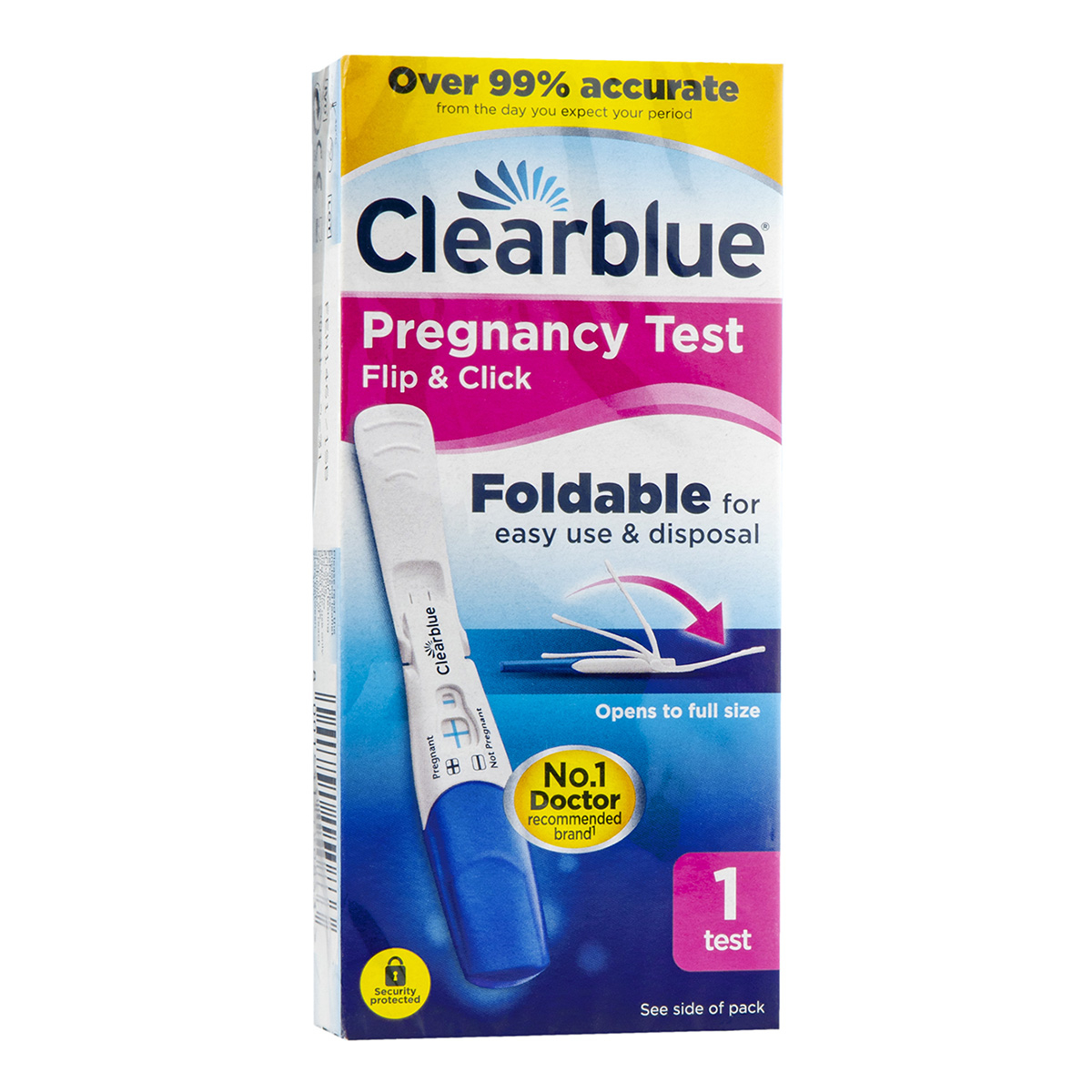 Clearblue Pregnancy Test Flip & Click Foldable 1 Test