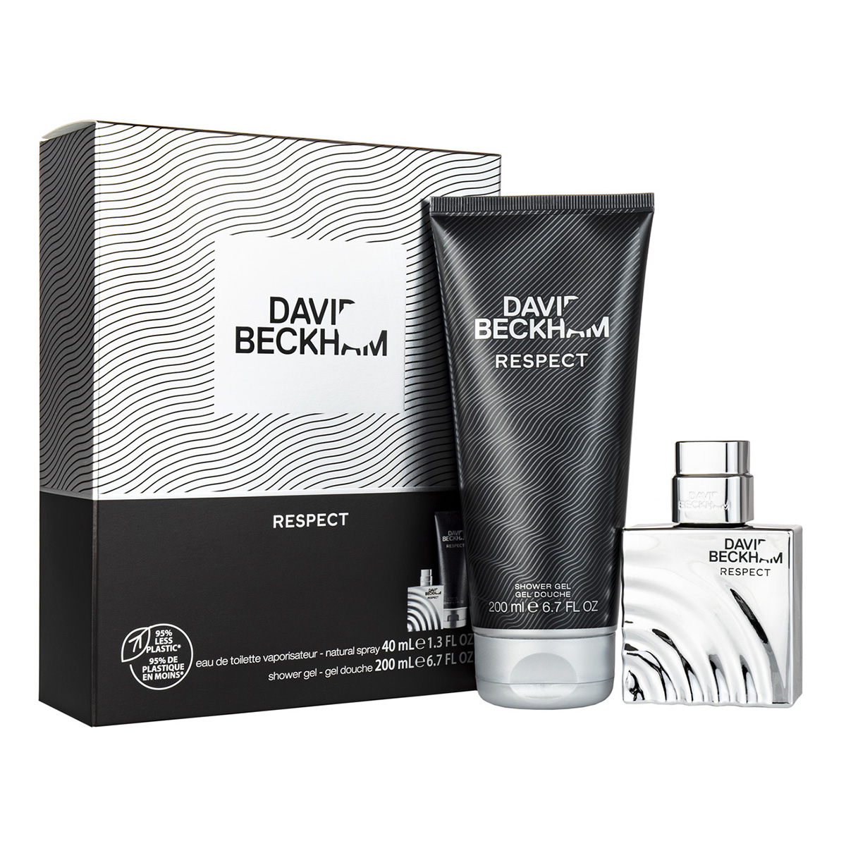 David Beckham Respect Eau de Toilette 40ml 2 Piece Gift Set