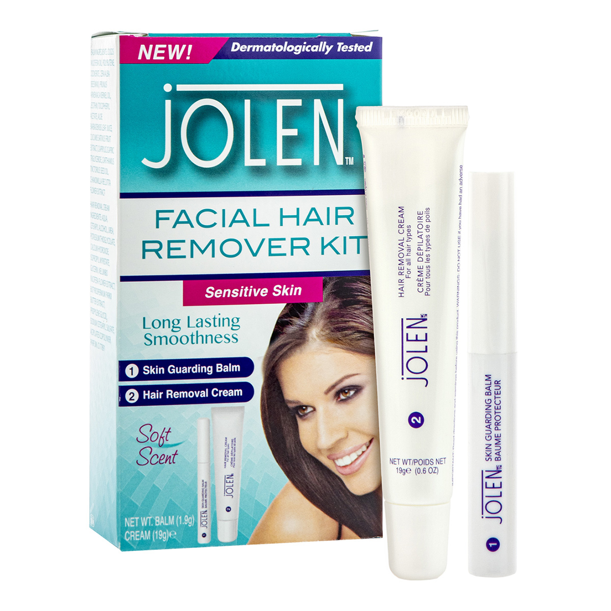 Jolen Facial Hair Remover Kit