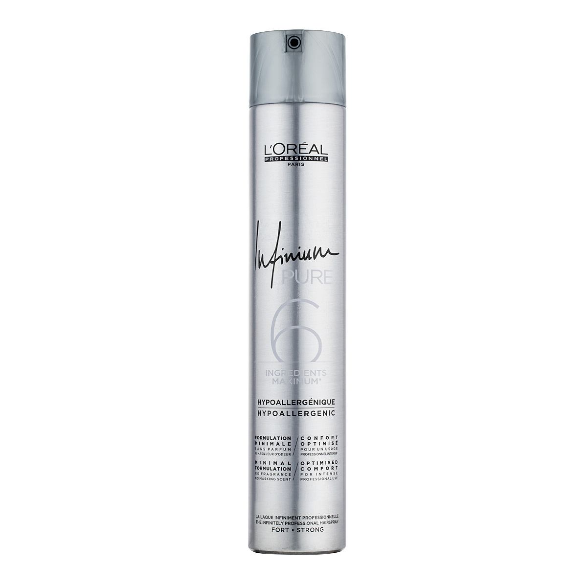 L'Oreal Professional Infinium Pure Hairspray 500ml Strong Hypoallergenic