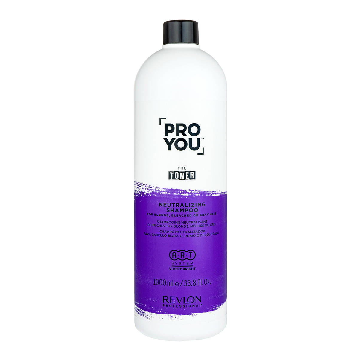 Revlon Pro You Neutralizing Shampoo 1000ml For Blonde, Bleached or Gray ...