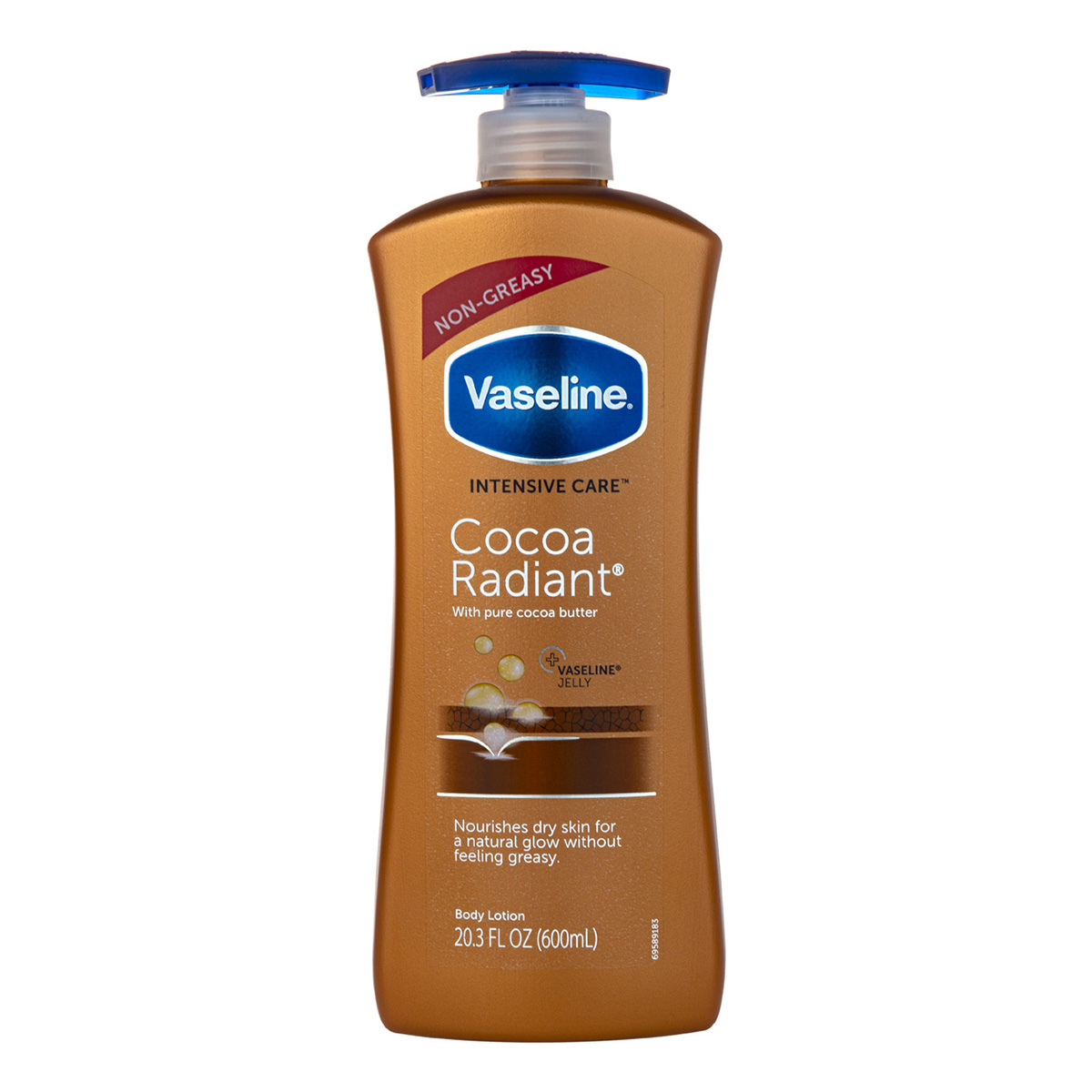 Vaseline Intensive Care Cocoa Radiant Body Lotion 600ml Pump
